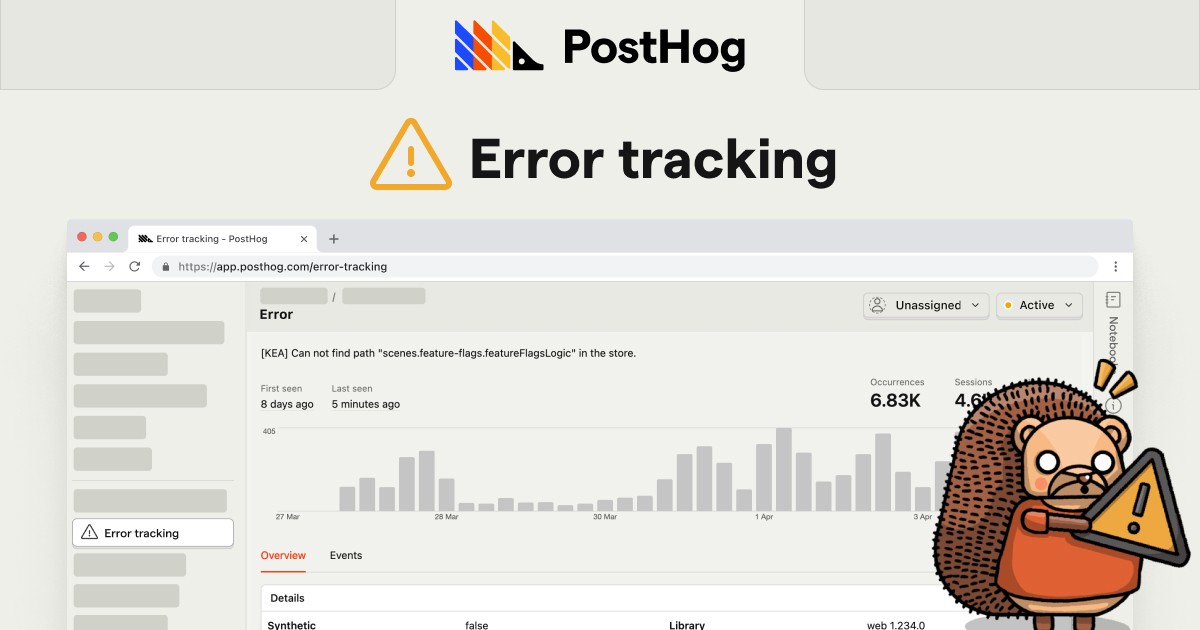 Error Tracking – Catch and fix issues faster with PostHog